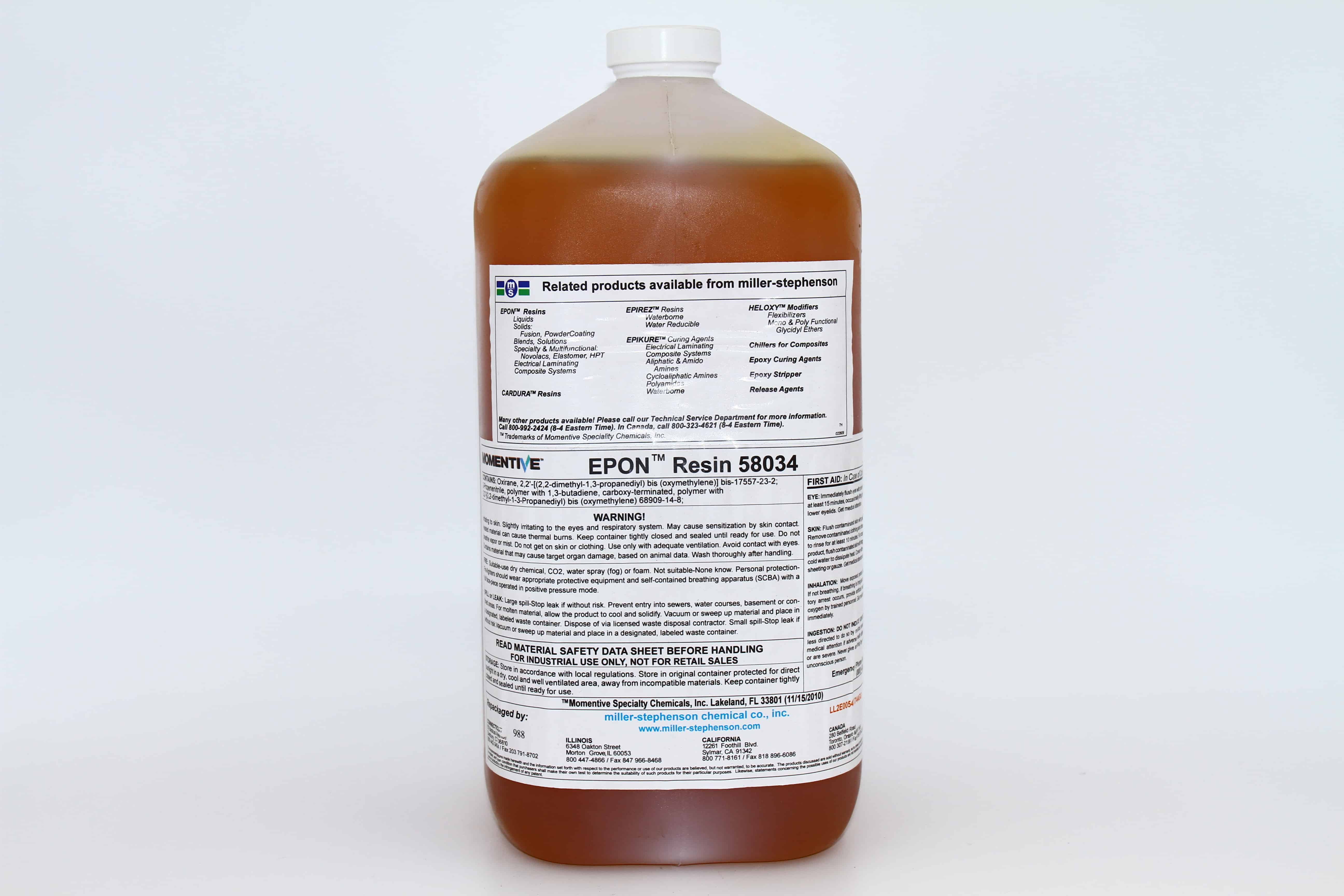 EPON™ 58034 | Miller-Stephenson | Increase Flexibility and Adhesion